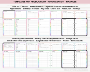 Digital Planner Bundle 2022 2023 Undated iPad Planner & Android