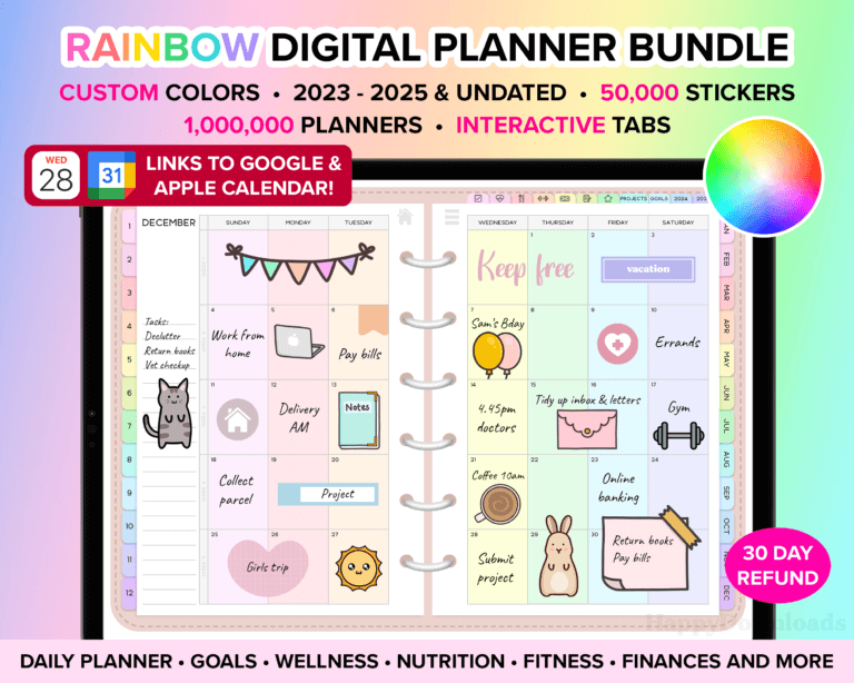 Category: Digital Planner Bundles - HappyDownloads