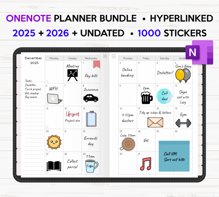 Category: OneNote Planners - HappyDownloads